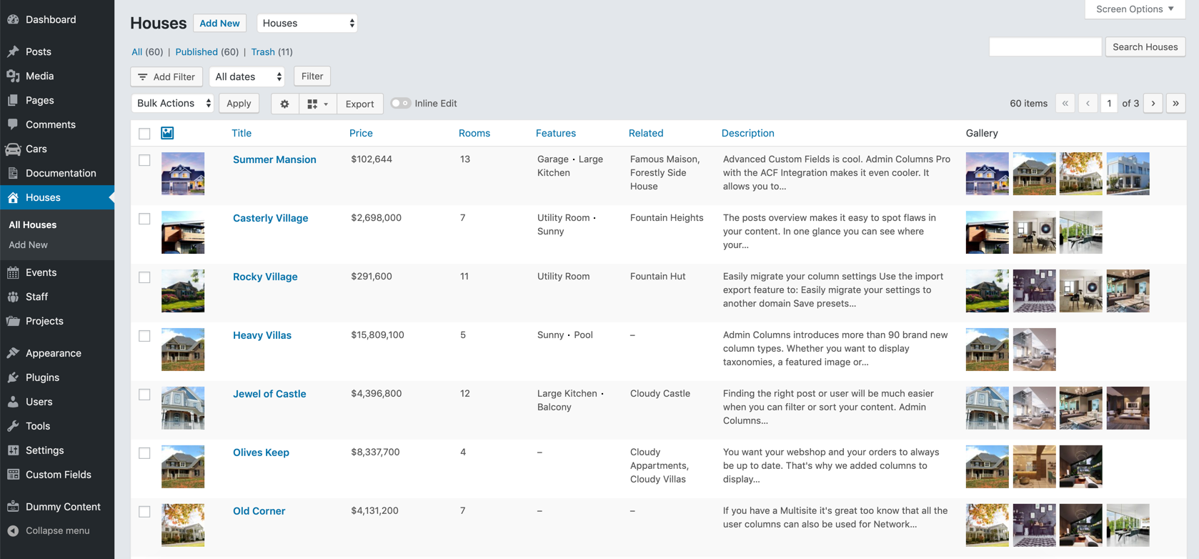 Admin Columns Pro Integration The Number 1 Upgrade For Advanced Custom Fields