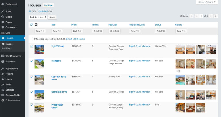 Bulk Edit any content from the WordPress list table - Admin Columns Pro