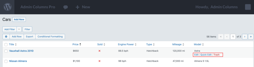 The Primary Column - Admin Columns