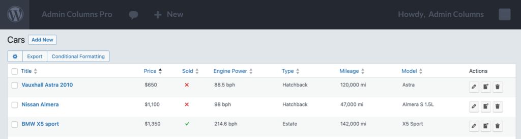 The Primary Column - Admin Columns