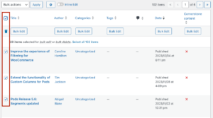 Making Bulk Edits in WordPress: A Comprehensive Guide - Blog - Admin Columns Pro