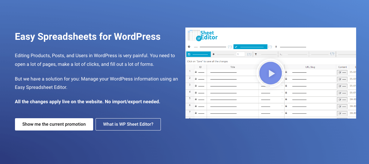Top 6 WordPress Spreadsheet Plugins for 2024 - Blog - Admin Columns