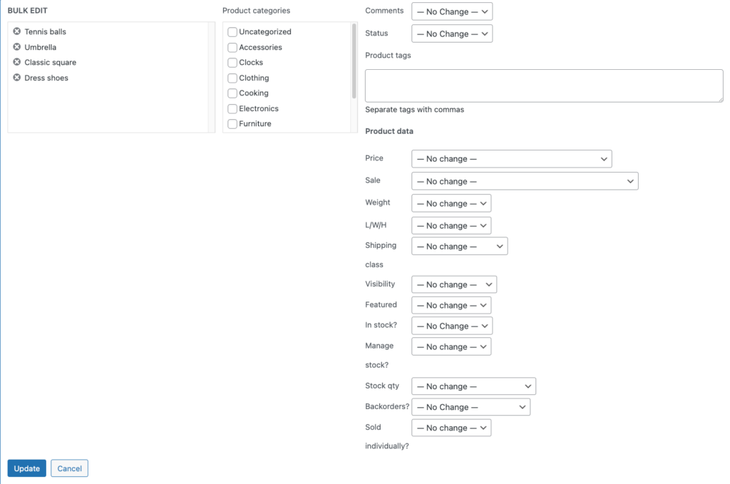 Step-by-Step Guide on Bulk Editing WooCommerce Products - Blog - Admin Columns Pro