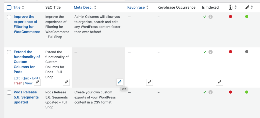 Effortless Techniques to Export Yoast Meta Data - Blog - Admin Columns Pro Effortless Techniques to Export Yoast Meta Data - Blog - Admin Columns Pro