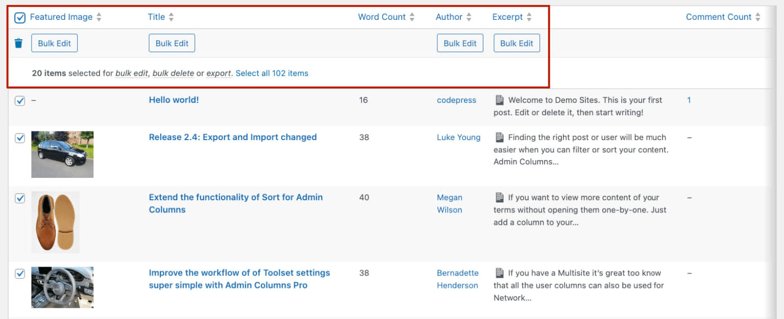 The Best 6 Plugins for Customizing Your WordPress Dashboard - Blog - Admin Columns