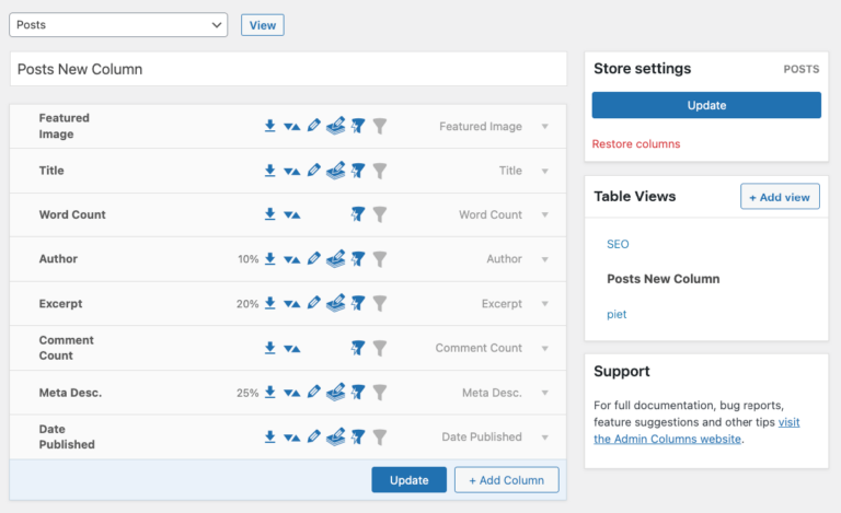 The Best 6 Plugins for Customizing Your WordPress Dashboard - Blog - Admin Columns