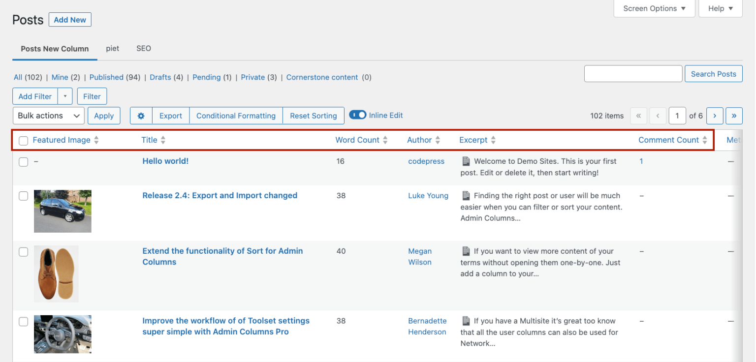 The Best 6 Plugins For Customizing Your Wordpress Dashboard Blog Admin Columns