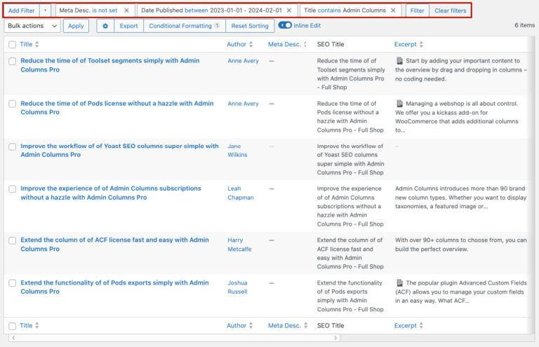 The Best 6 Plugins for Customizing Your WordPress Dashboard - Blog - Admin Columns