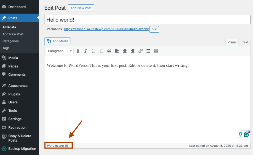 Tips to View and Control Word Counts in WordPress - Blog - Admin Columns Pro
