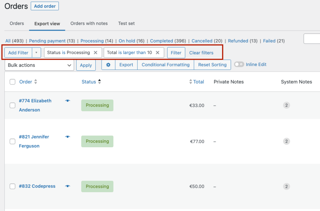 How to Manage WooCommerce Orders with Filters (Step-by-Step) - Blog - Admin Columns