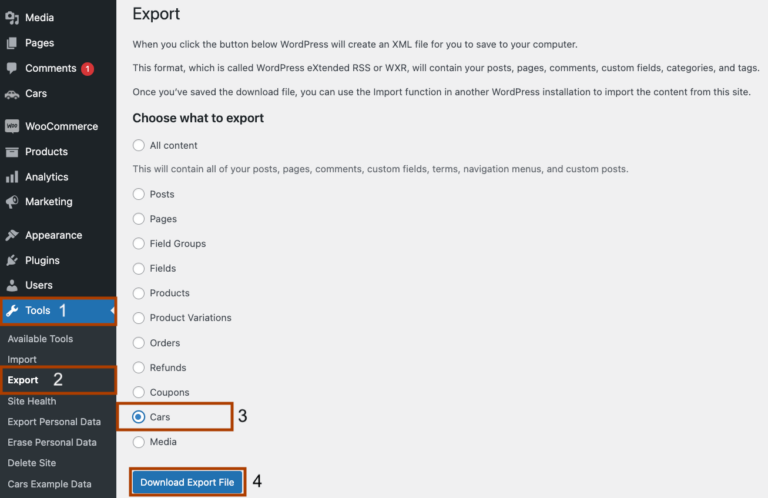 How to Import and Export WordPress Custom Post Types (Step-by-Step Guide) - Blog - Admin Columns