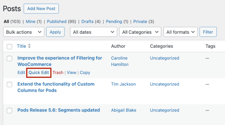 Step-by-Step Post Ordering for WordPress - Blog - Admin Columns